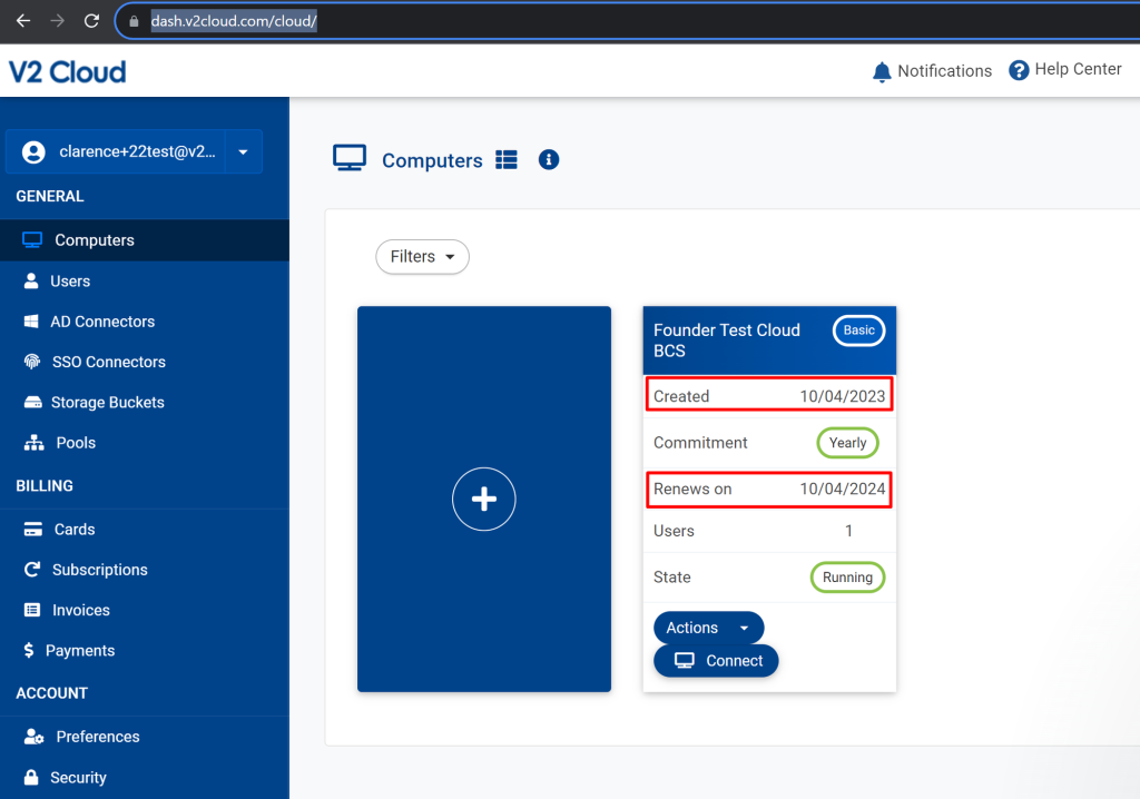 Updated Dashboard Card & Cancellation Card For Trial Users | V2 Cloud