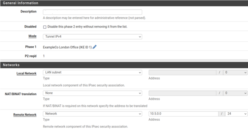 How To Configure An Ipsec Vpn For Site To Site Communication V2 Cloud